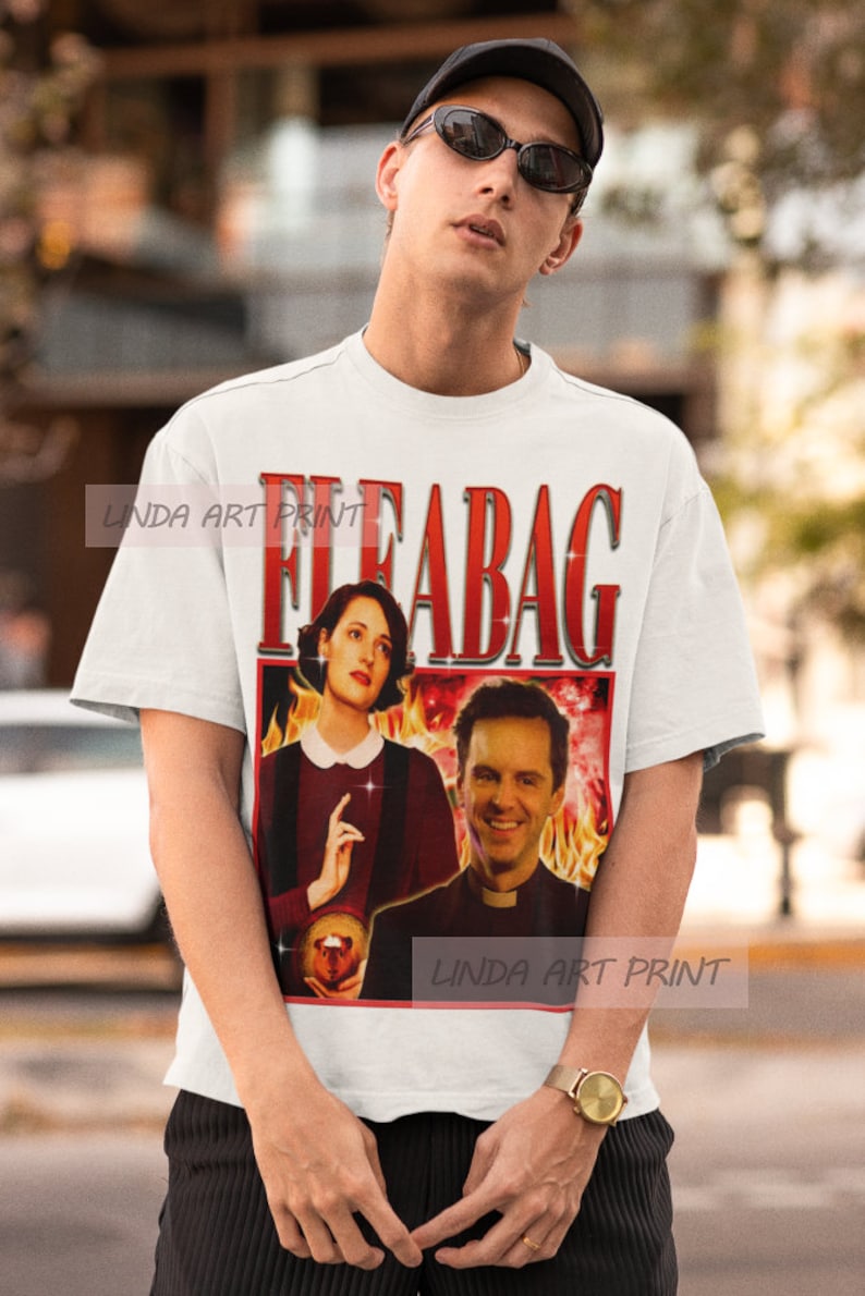 Retro FLEABAG Shirt - Phoebe Waller-bridge Shirt,andrew Scott Shirt ...