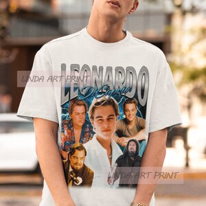 Retro Leonardo Dicaprio Shirt -leonardo Dicaprio T-shirt,leonardo ...