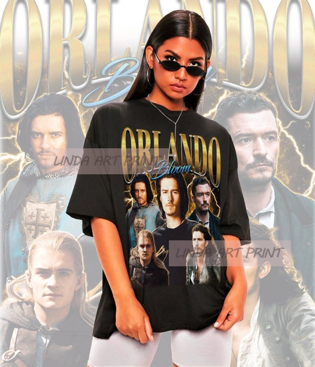Retro Orlando Bloom Shirt Orlando Bloom Tshirt,orlando Bloom Merch ...