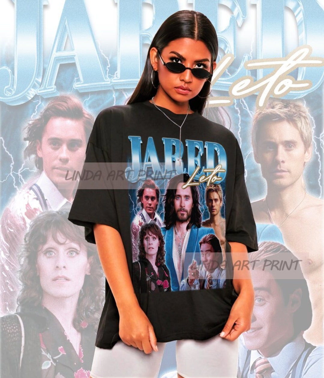Retro Jared Leto Shirt - Jared Leto Tshirt,jared Leto T-shirt,jared ...
