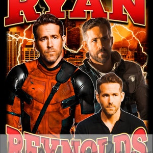 Retro Ryan Reynolds Shirt -ryan Reynolds Merch,ryan Reynolds Tshirt ...