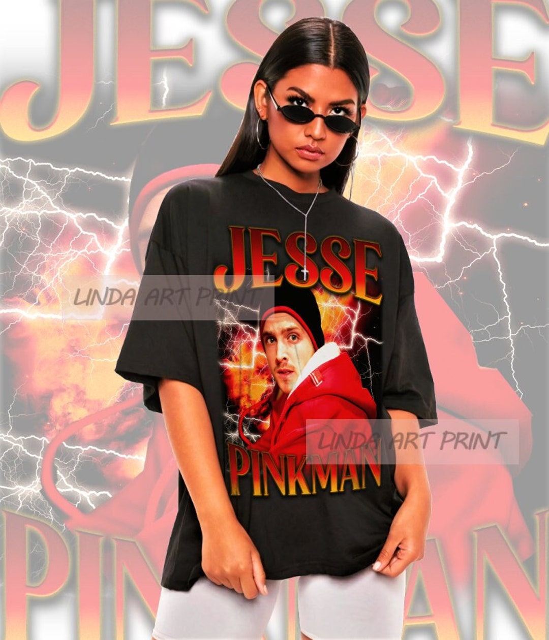 Retro Jesse Pinkman Shirt -jesse Pinkman Tshirt,jesse Pinkman T-shirt ...