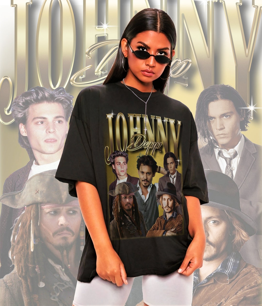 Retro Johnny Depp Shirt Johnny Depp Tshirt,johnny Depp T-shirt,johnny ...