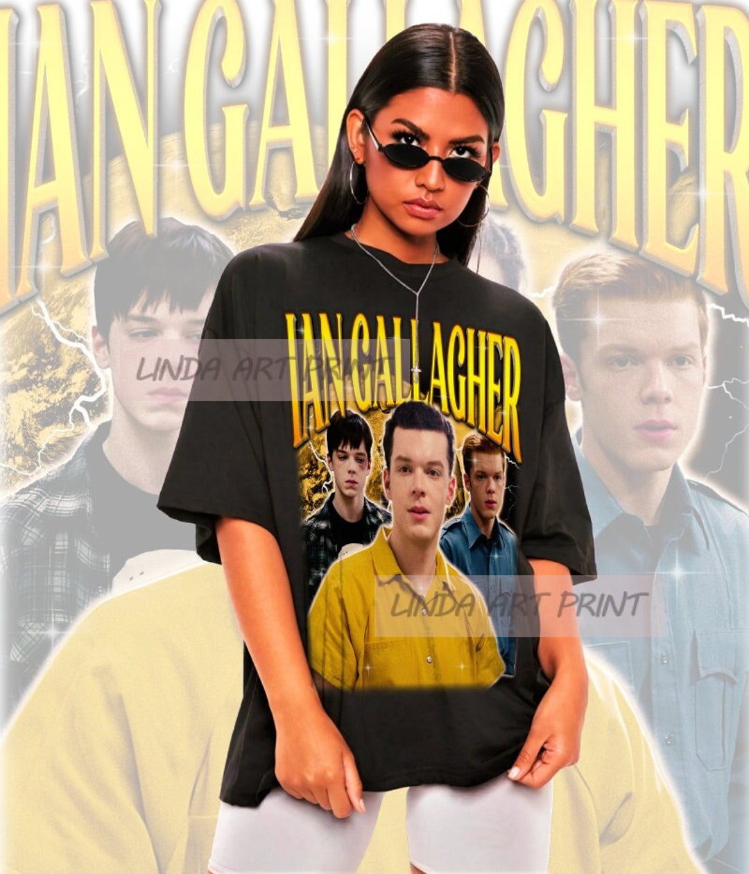 Retro Ian Gallagher Shirt - Cameron Monaghan Shirt,cameron Monaghan ...