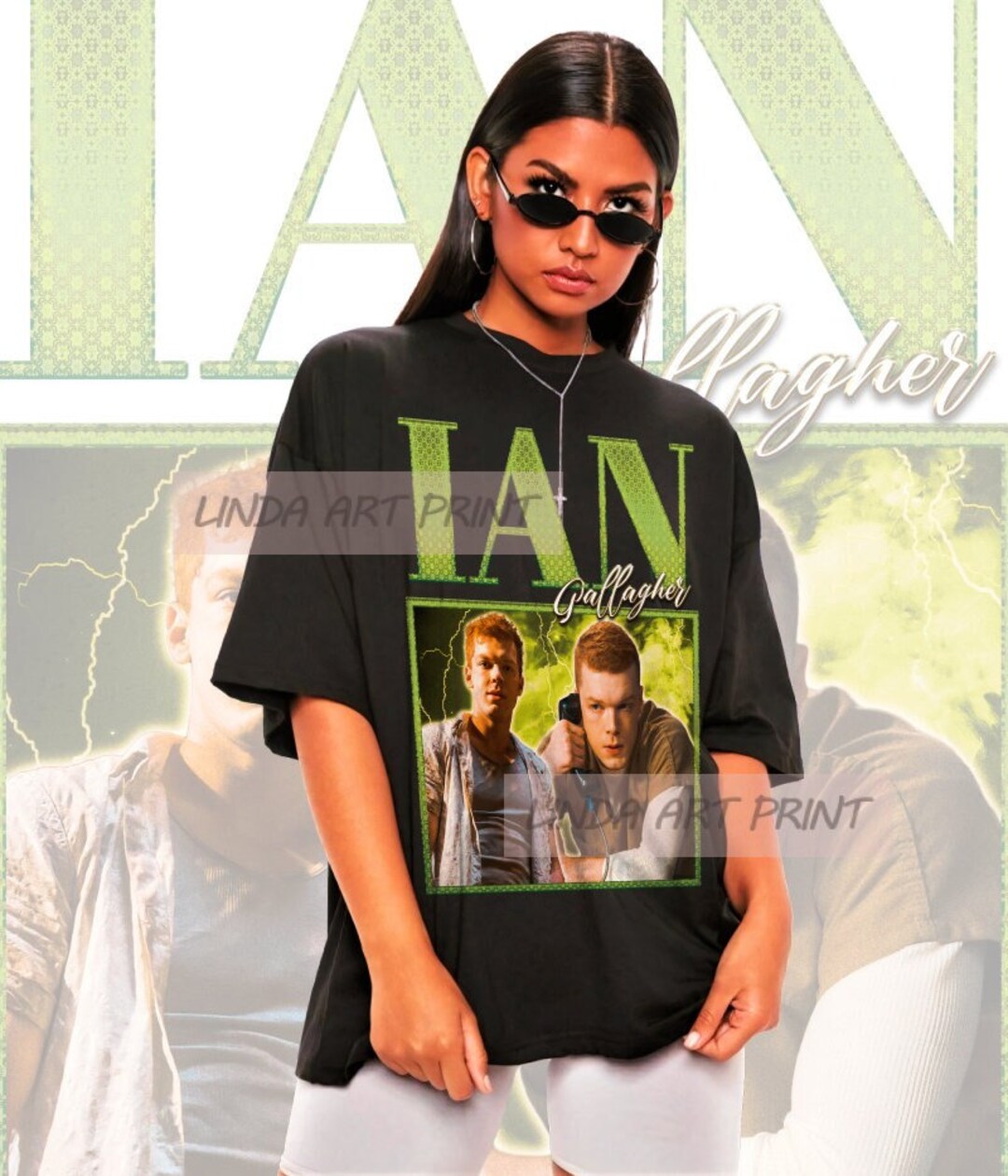 Retro Ian Gallagher Shirt - Cameron Monaghan Shirt,cameron Monaghan ...