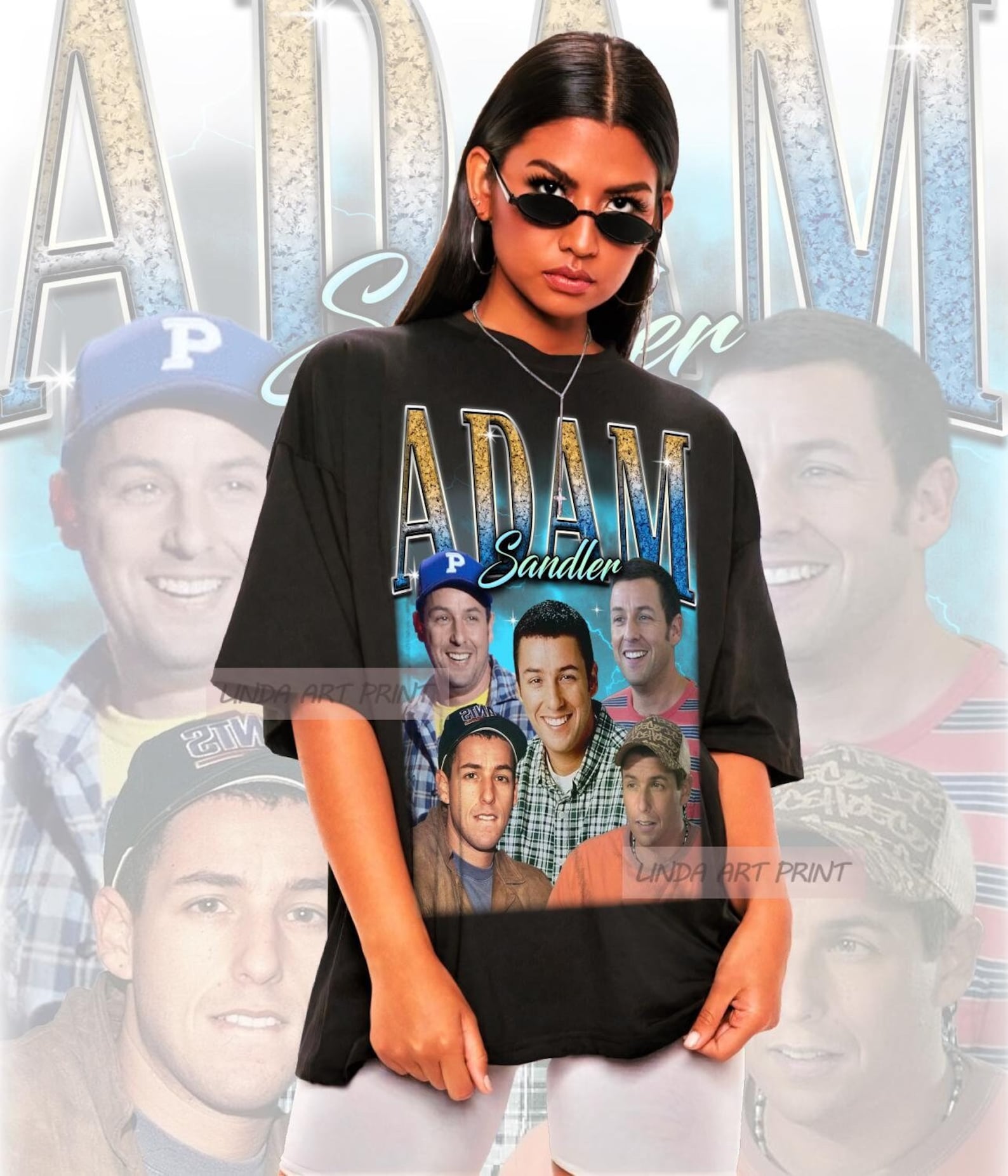 Retro Adam Sandler Shirt - Adam Sandler Merch,adam Sandler T Shirt,adam ...
