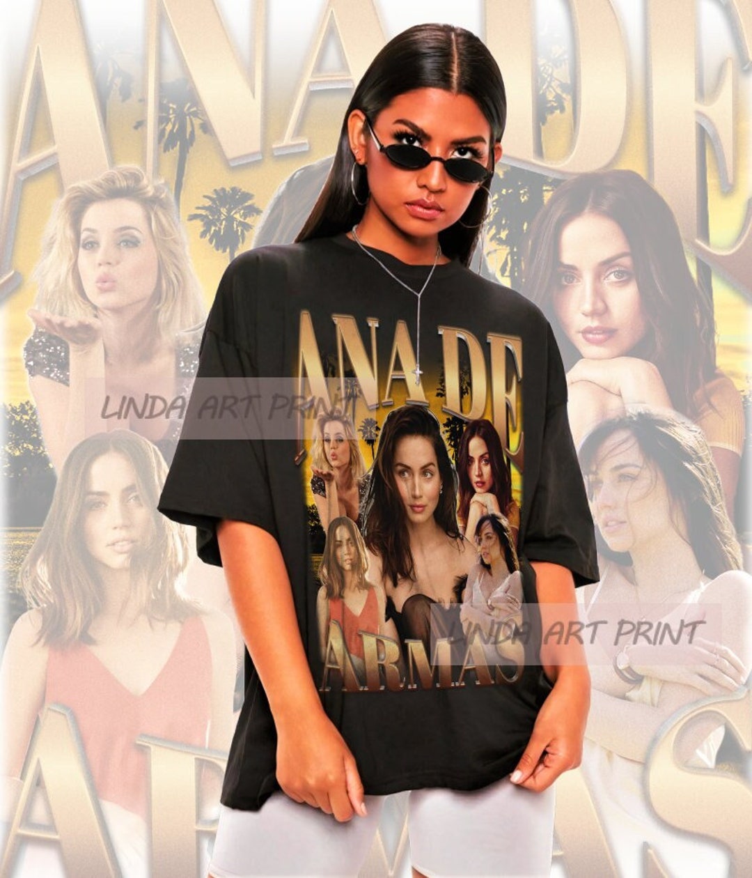 Retro Ana De Armas Shirt - Ana De Armas Tshirt,ana De Armas T-shirt,ana ...