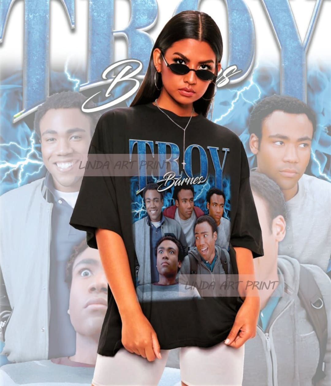 Retro Troy Barnes Shirt - Troy and Abed in the Morning Shirt,the ...