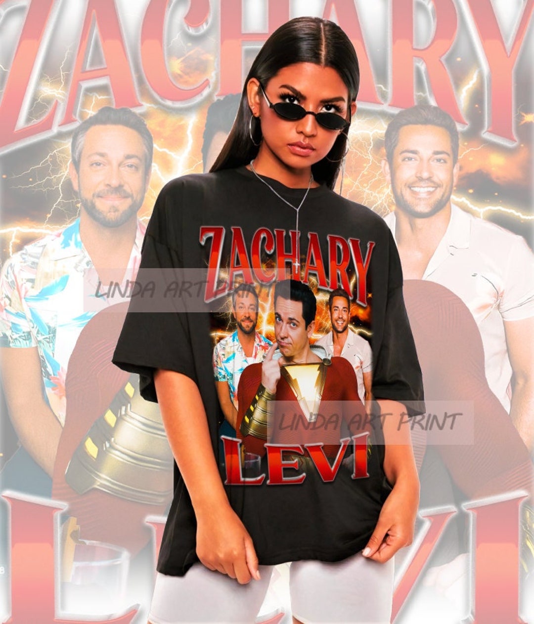 Retro Zachary Levi Shirt - Zachary Levi Tshirt,zachary Levi Merch ...