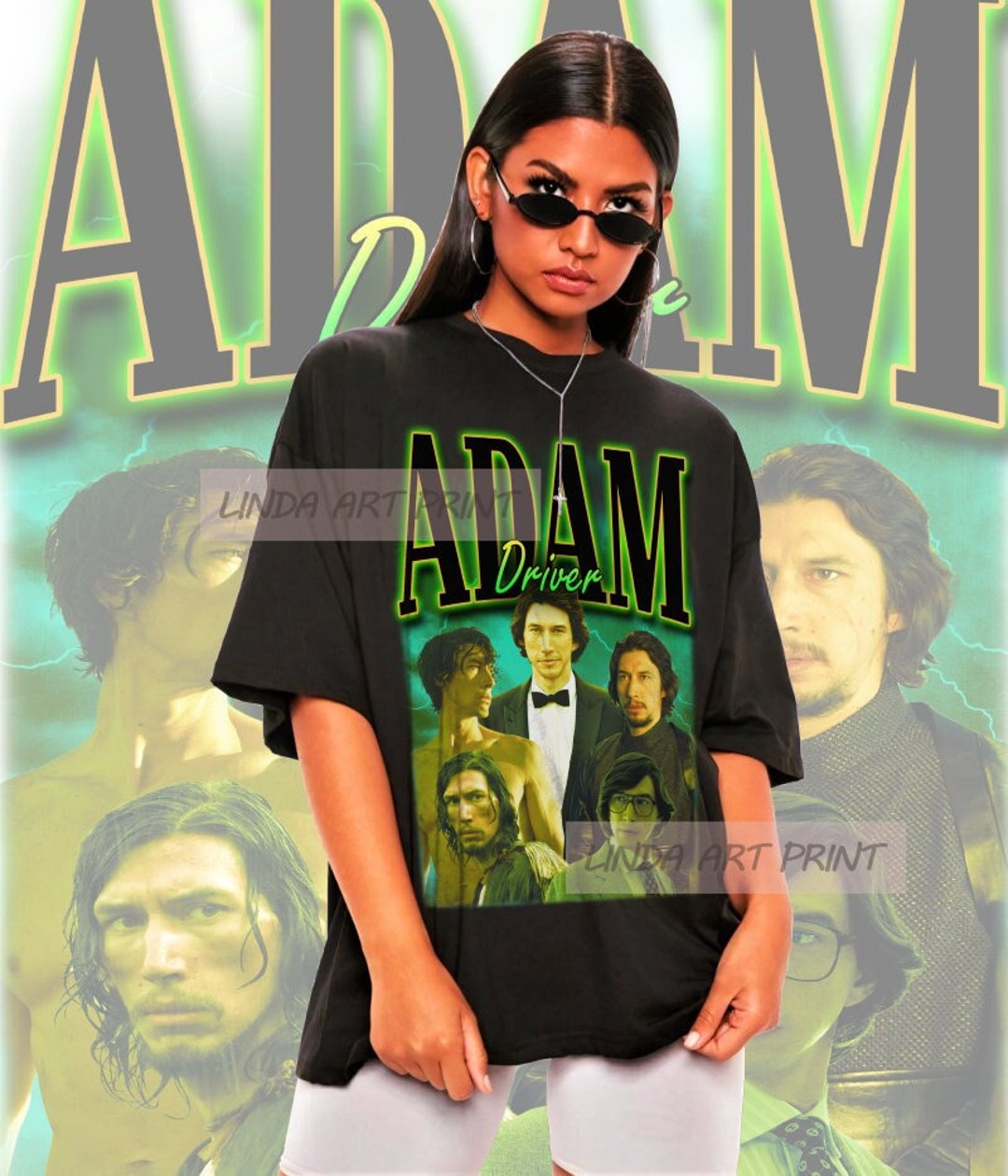Retro Adam Driver Shirt - Adam Driver T-shirt,adam Driver T Shirt,adam ...