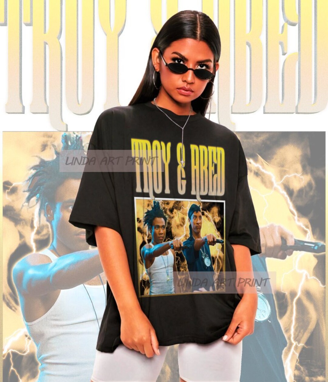 Retro Troy and Abed Shirt - Troy and Abed in the Morning Shirt,the ...