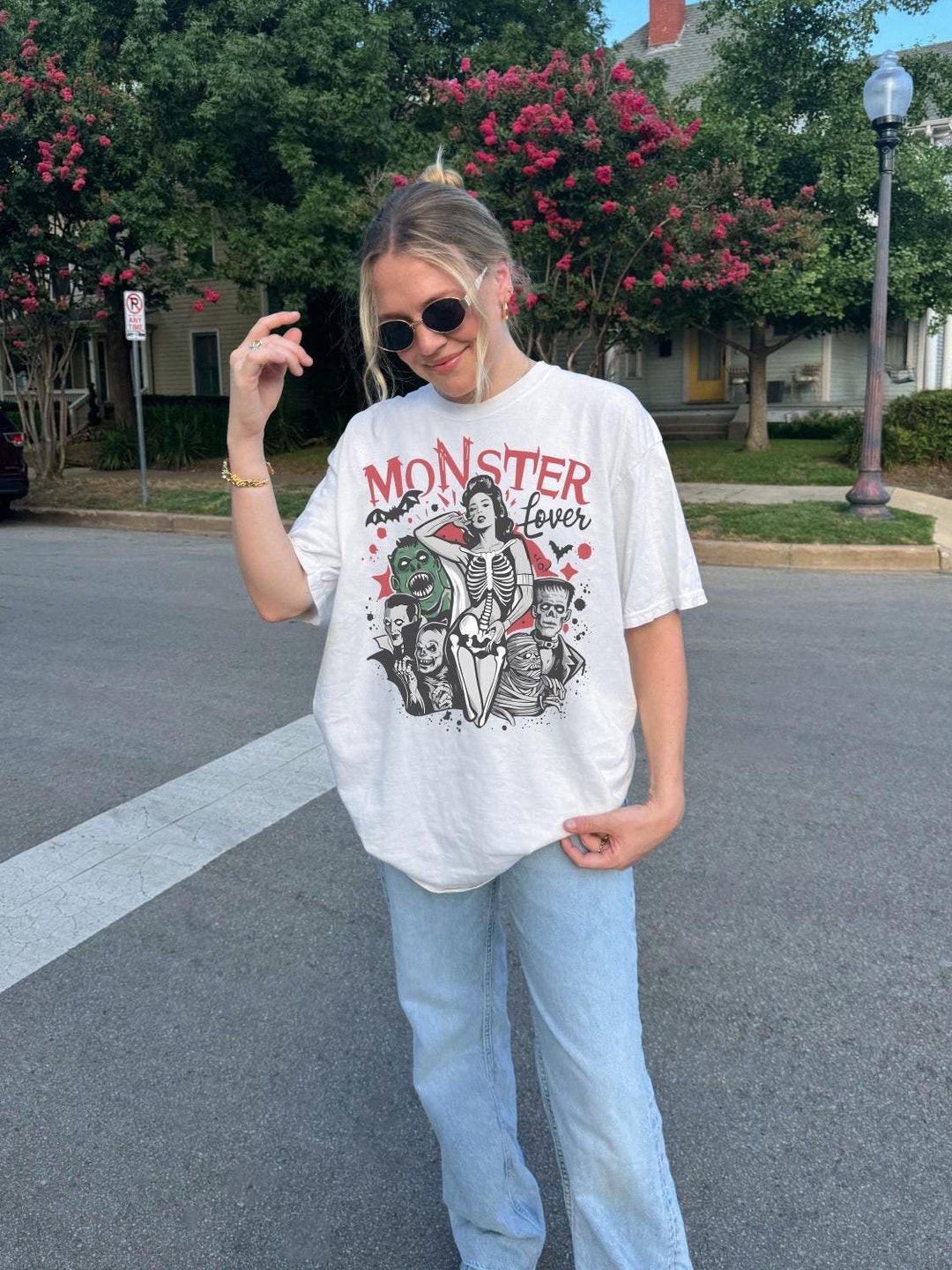 Retro Monster Lover Shirt - Monster Tshirt,halloween Monster Shirt ...
