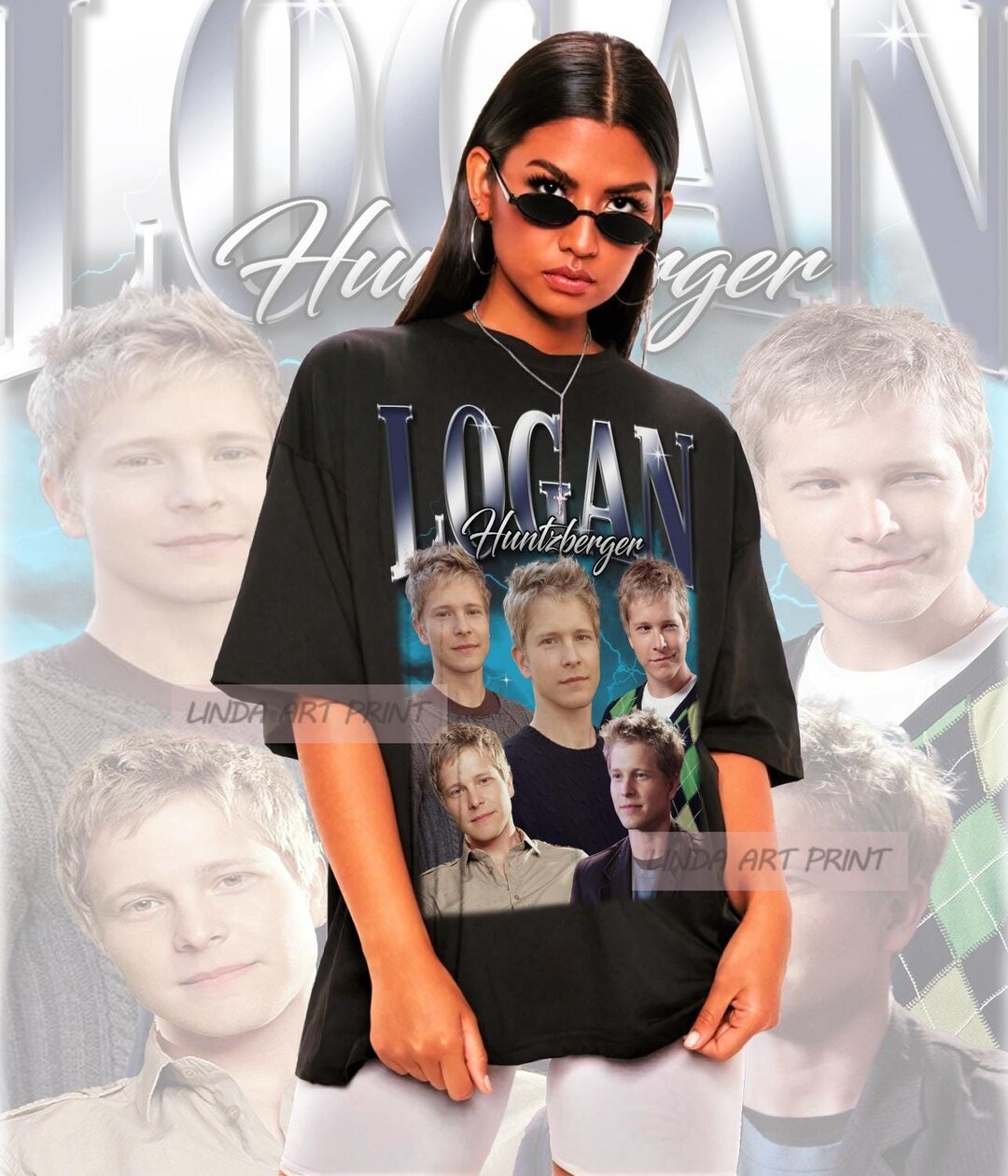 Retro Logan Huntzberger Shirt - Logan Huntzberger Tshirt,logan ...