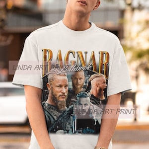 Retro Ragnar Lothbrok Shirt - Ragnar Lothbrok Tshirt,ragnar Lothbrok T ...