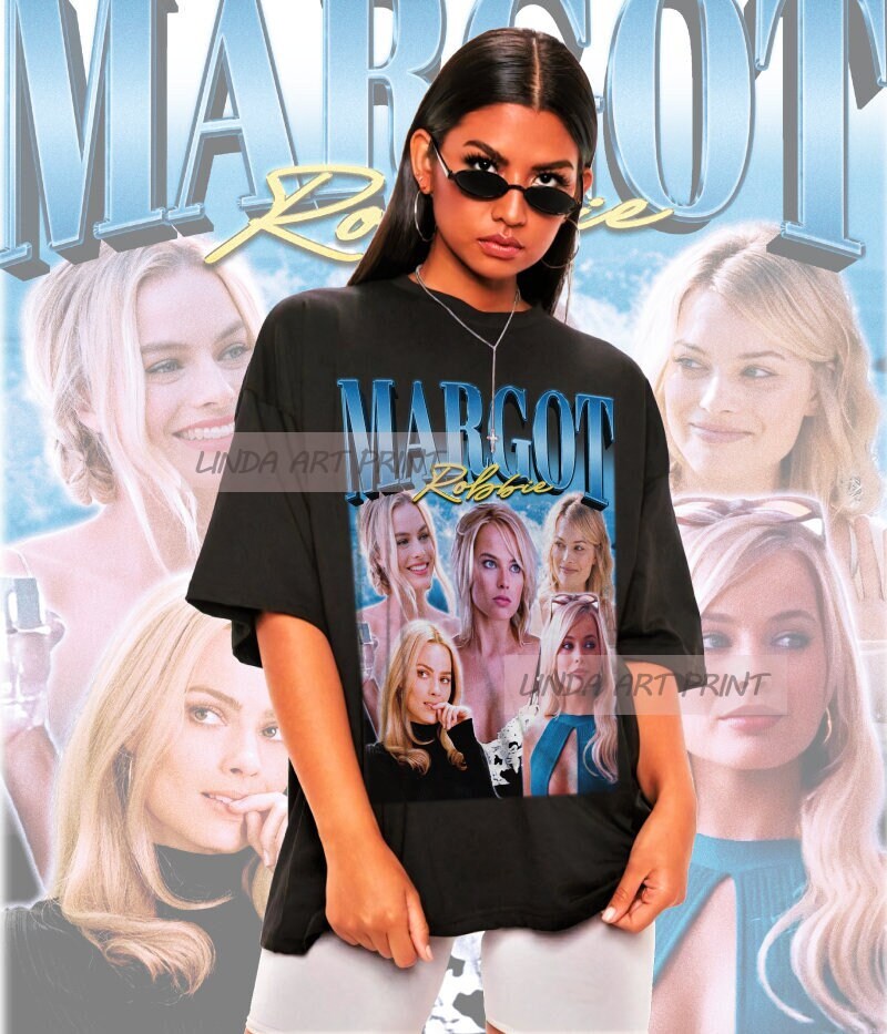 Retro Margot Robbie Shirt - Margot Robbie T Shirt,margot Robbie Tshirt ...