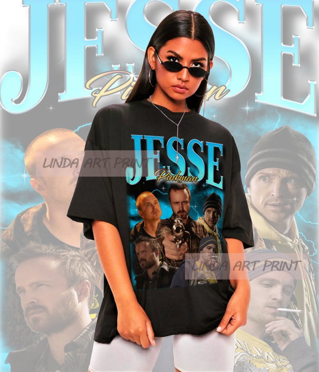 Retro Jesse Pinkman Shirt -jesse Pinkman Tshirt,jesse Pinkman T-shirt ...