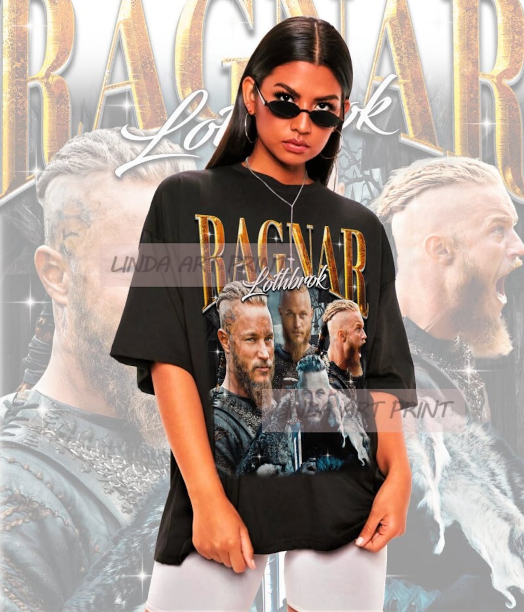 Retro Ragnar Lothbrok Shirt - Ragnar Lothbrok Tshirt,ragnar Lothbrok T ...