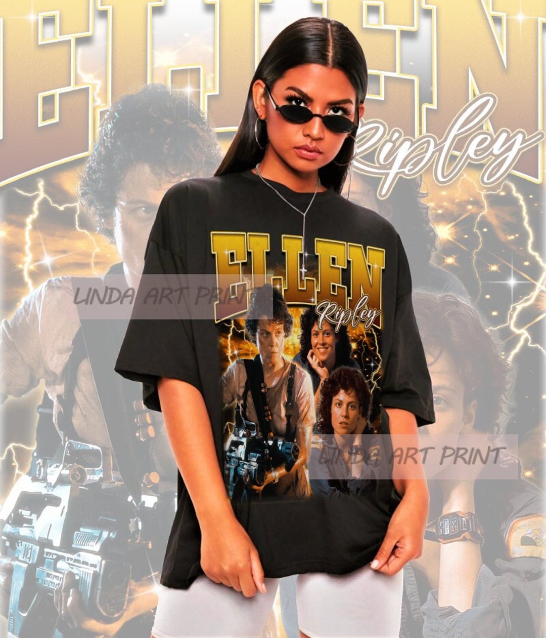 Retro Ellen Ripley Shirt -ellen Ripley Tshirt,ellen Ripley T Shirt ...