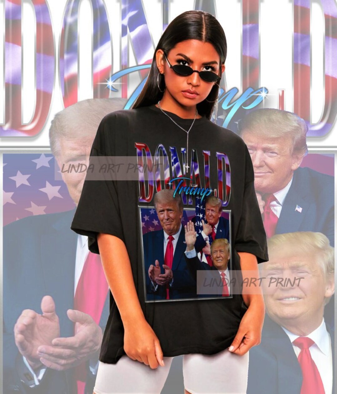 Retro Donald Trump Shirt - Donald Trump Tshirt,donald Trump T-shirt ...