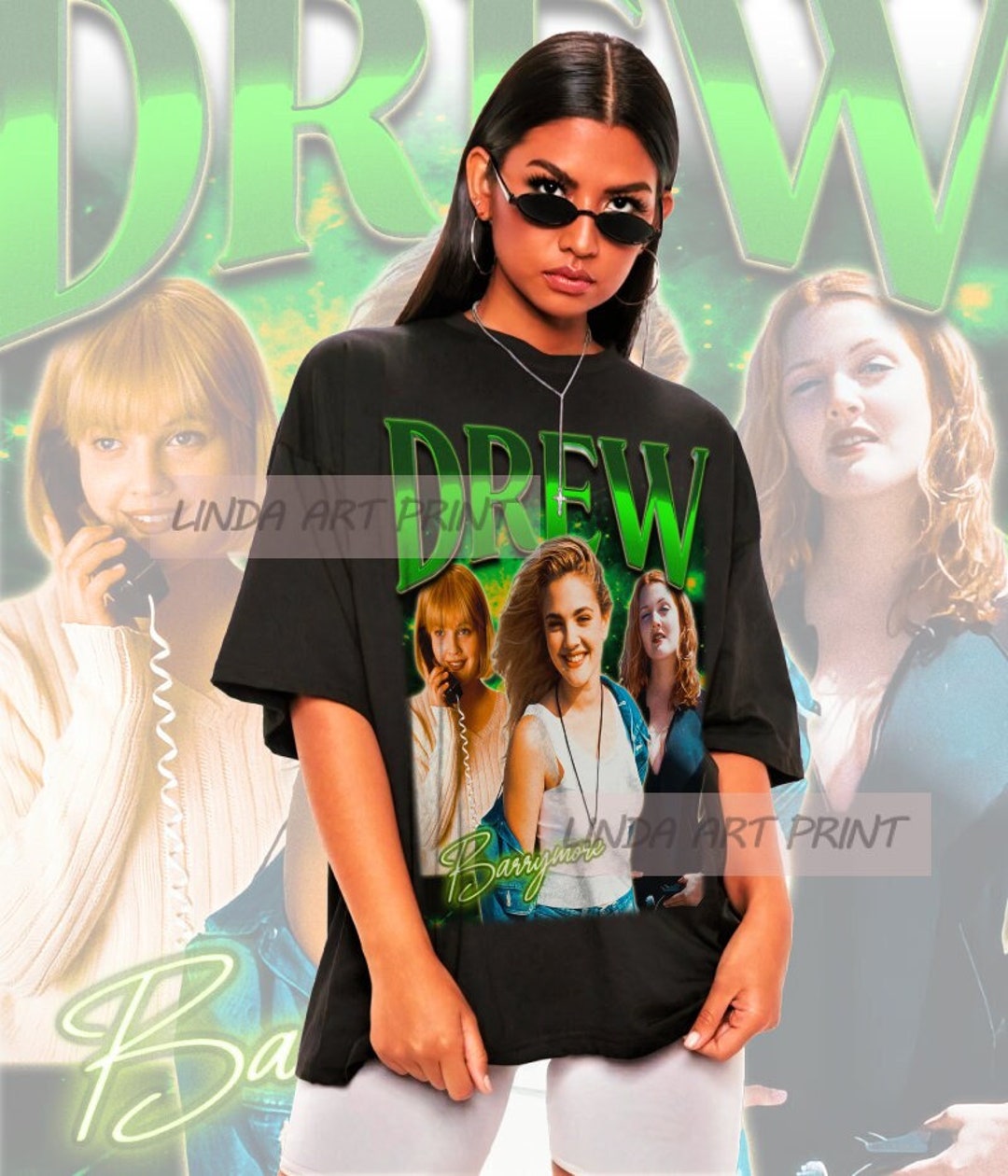 Retro Drew Barrymore Shirt - Drew Barrymore Sweatshirt,drew Barrymore ...