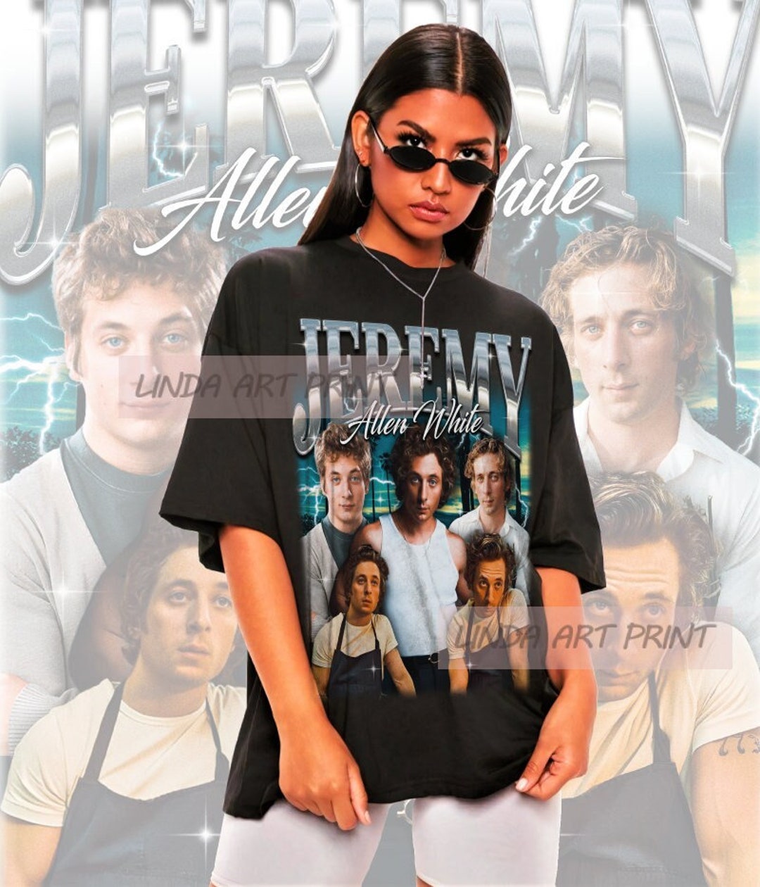 Retro Jeremy Allen White Shirt -jeremy Allen White Tshirt,jeremy Allen ...