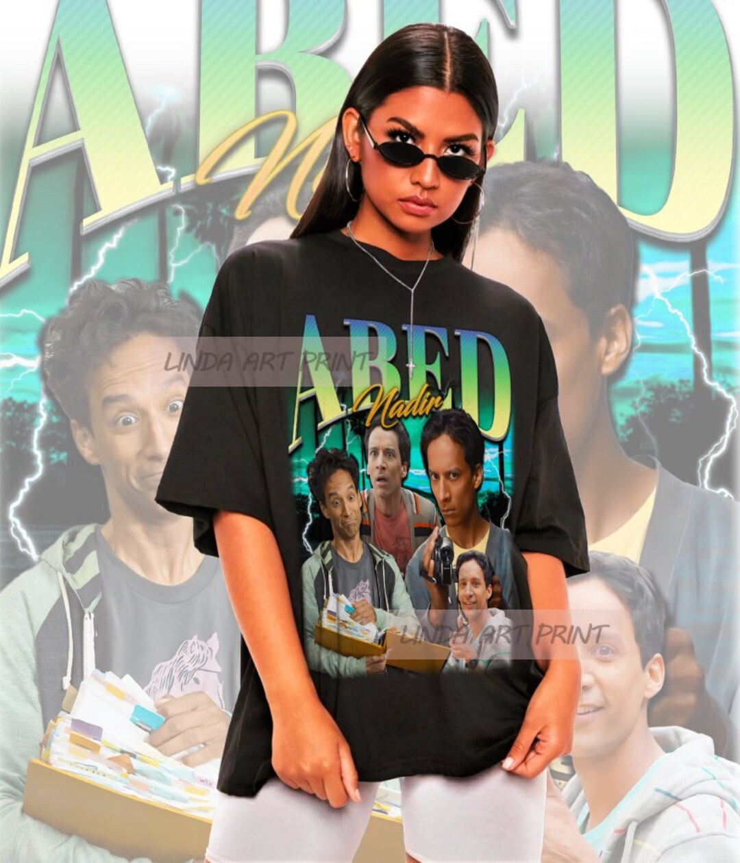 Retro Abed Nadir Shirt - Troy and Abed in the Morning Shirt,the ...