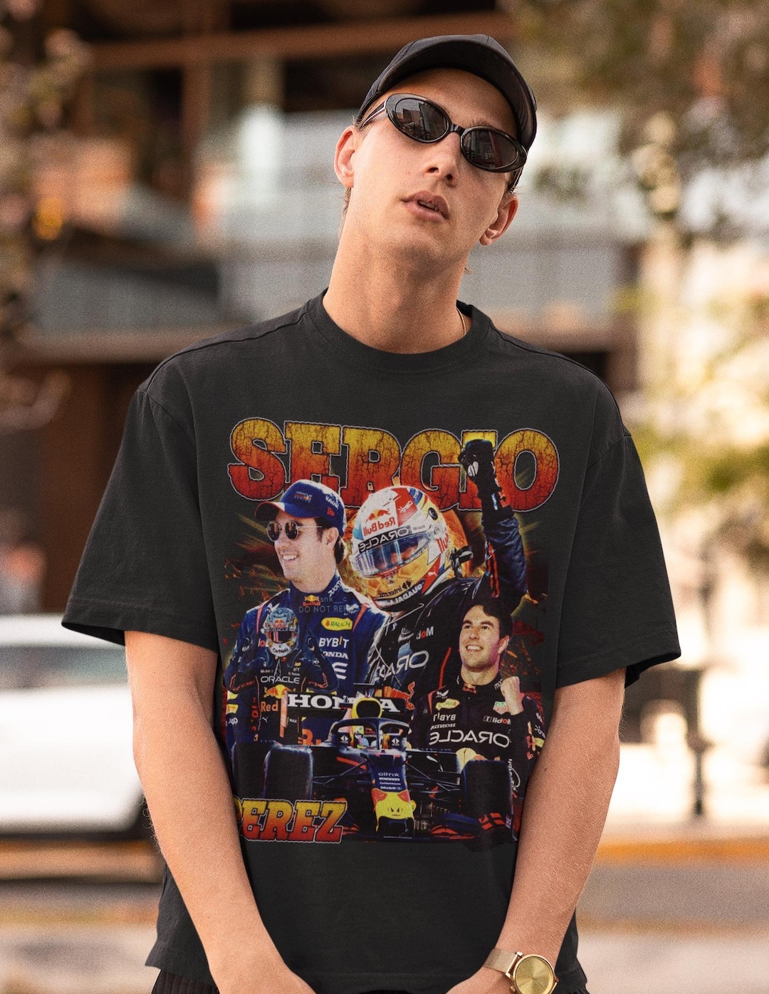 Retro Sergio Perez T-shirt - Sergio Perez F1 Shirt,formula One Shirt,f1 ...