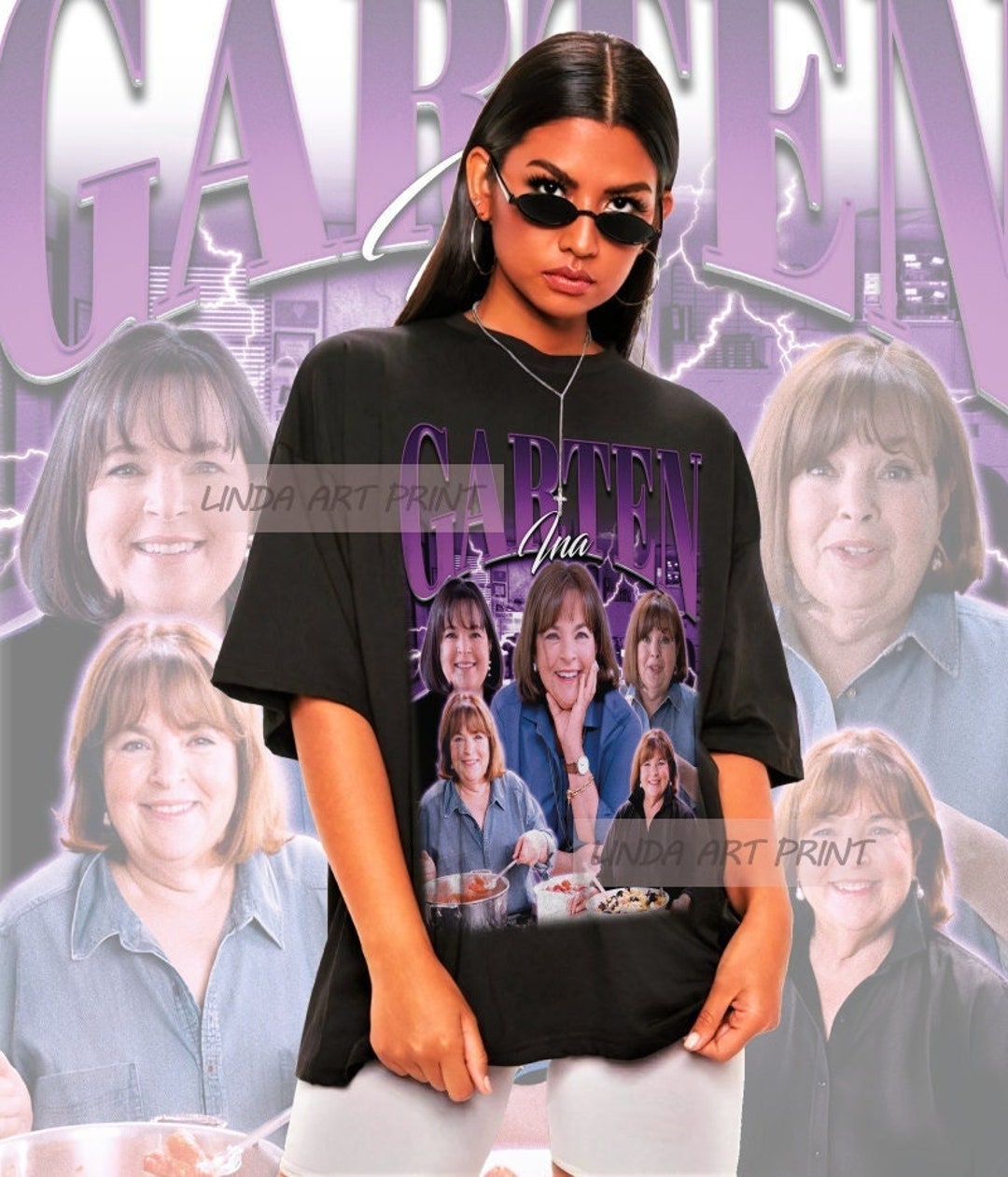 Retro Ina Garten Shirt-ina Garten Sweatshirt,barefoot Contessa Tshirt ...