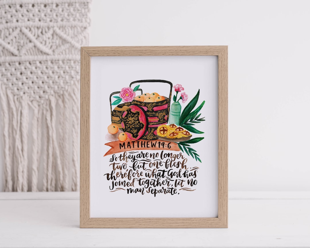 What God Has Joined Together - English, Printable Poster A4 - Etsy