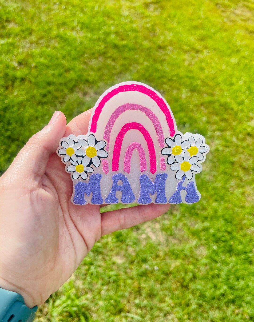 Car Freshie I Mama I Rainbow I Flowers - Etsy