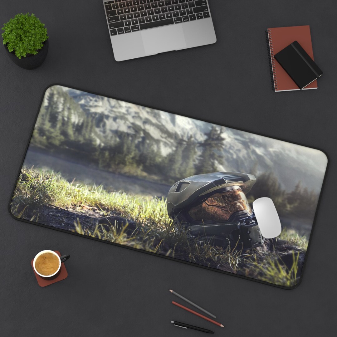 Master Chief Desk Mat Halo Infinite Desk Mat Anime Desk Mat Gift for ...