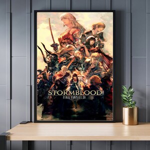 Final Fantasy XIV Endwalker Poster | Shadowbringers Wall Decor ...