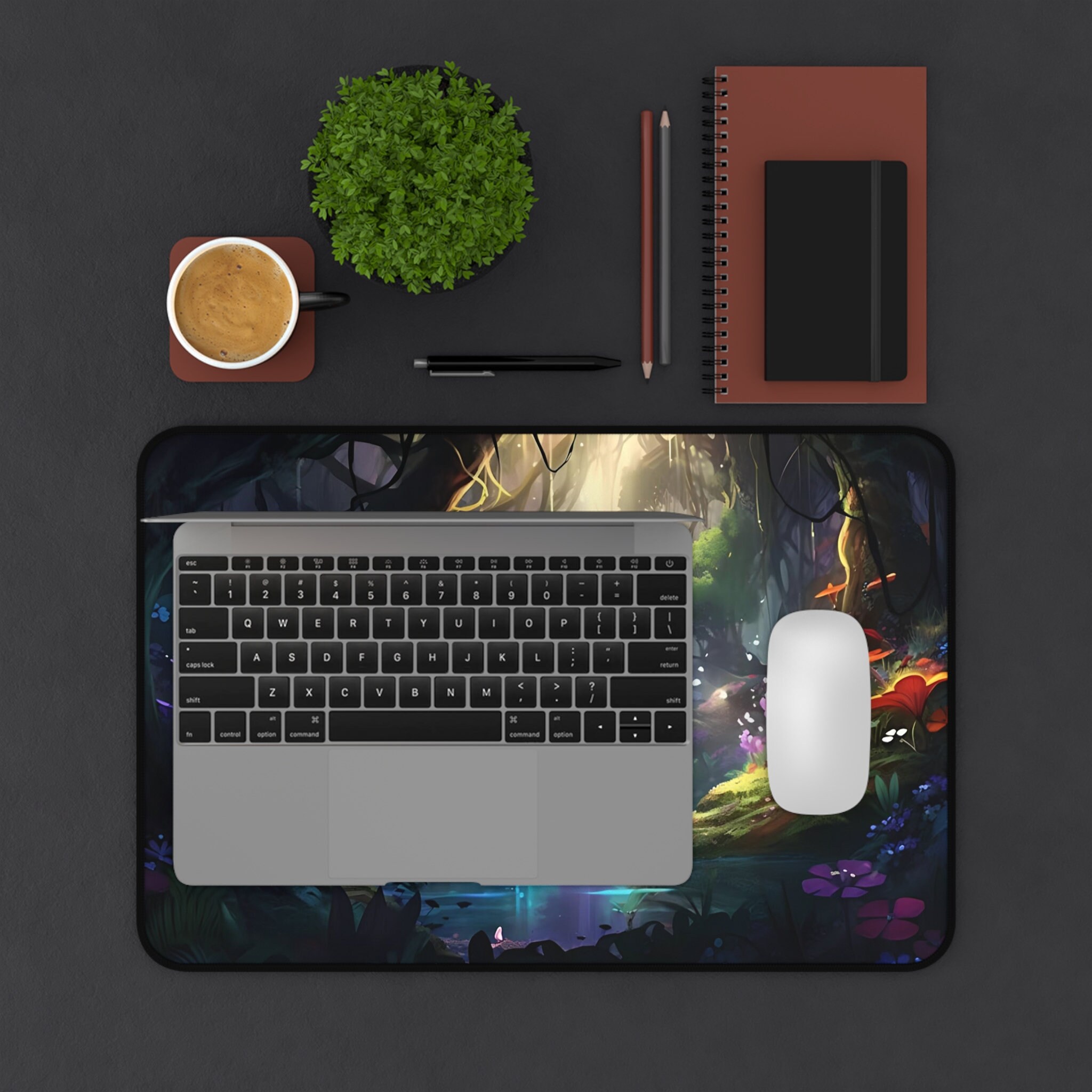 Lorcana Playmat With Zones Dark Forest Themed TCG Playmat - Etsy