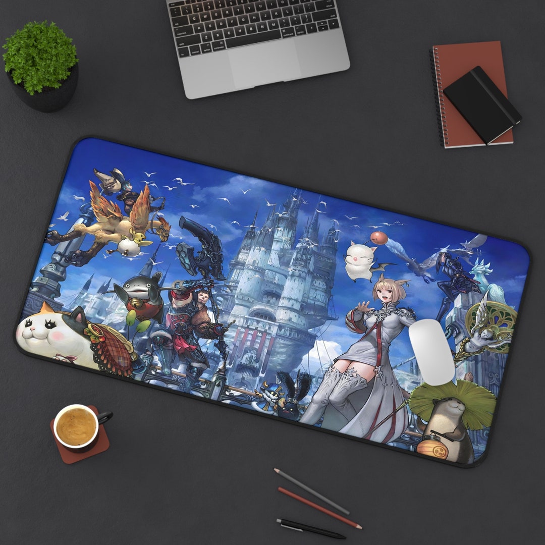 Final Fantasy XIV Mouse Pad FFXIV Endwalker Desk Mat Anime - Etsy