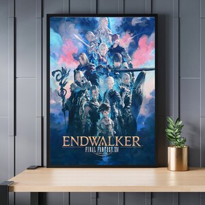 Final Fantasy XIV Endwalker Poster | Shadowbringers Wall Decor ...
