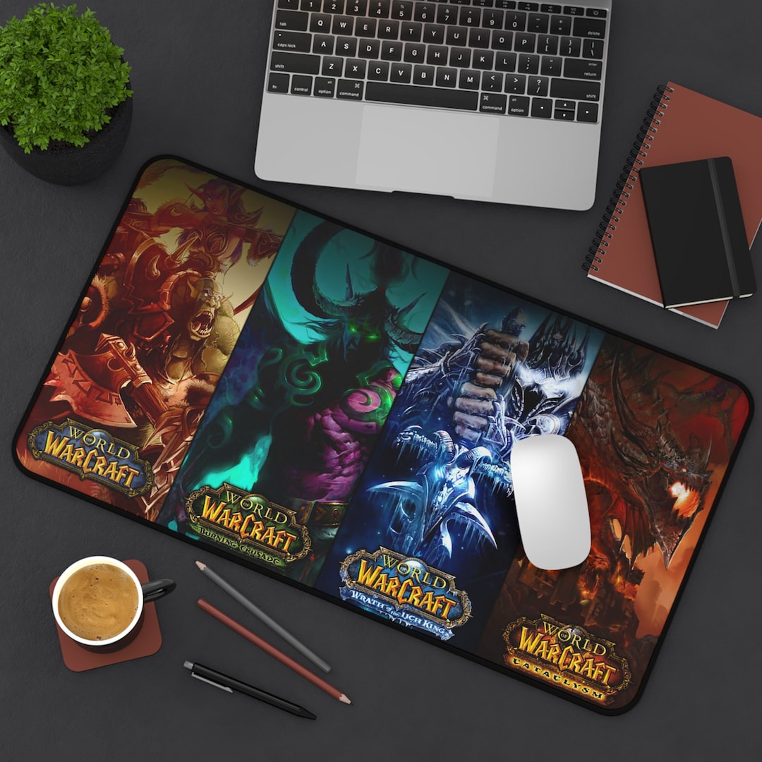 World of Warcraft Mouse Pad | Gaming Desk Mat | Customized Mouse Pad ...