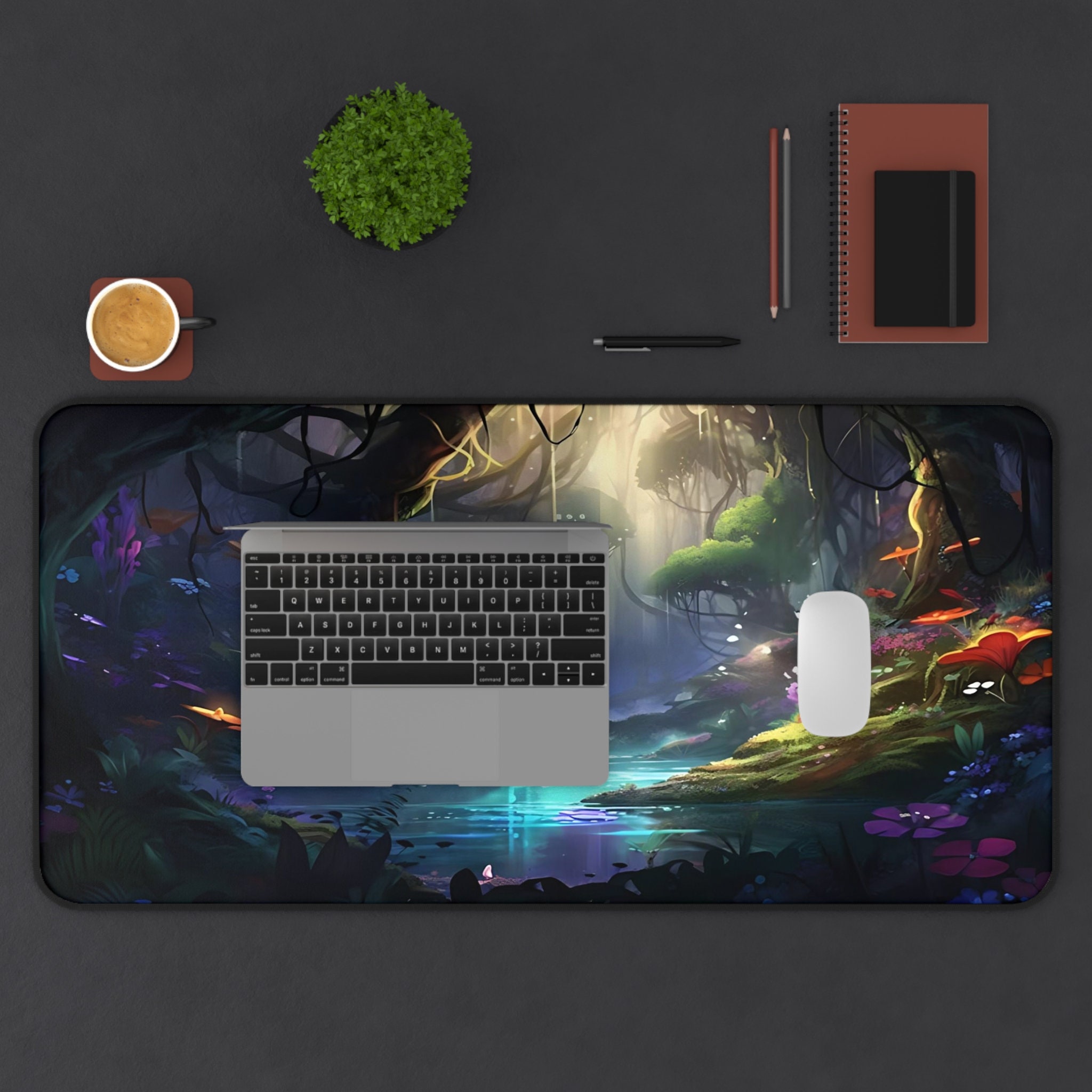 Lorcana Playmat With Zones Dark Forest Themed TCG Playmat - Etsy