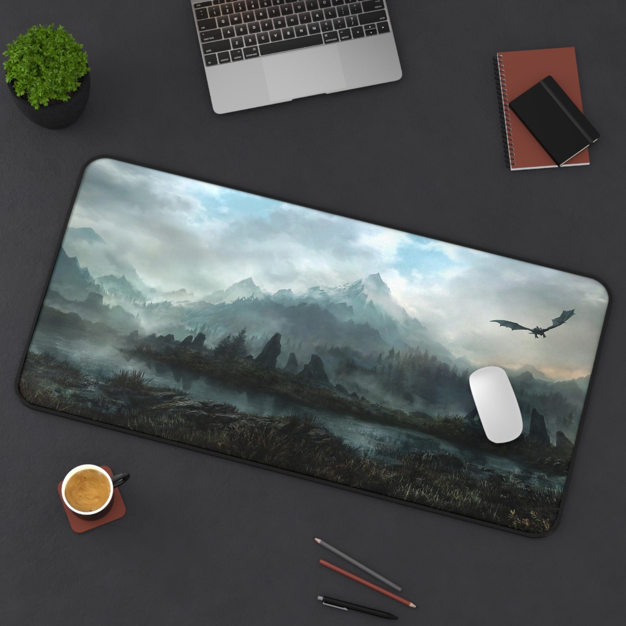 The Elder Scrolls V Skyrim Mouse Pad the Elder Scrolls Map Desk Mat ...
