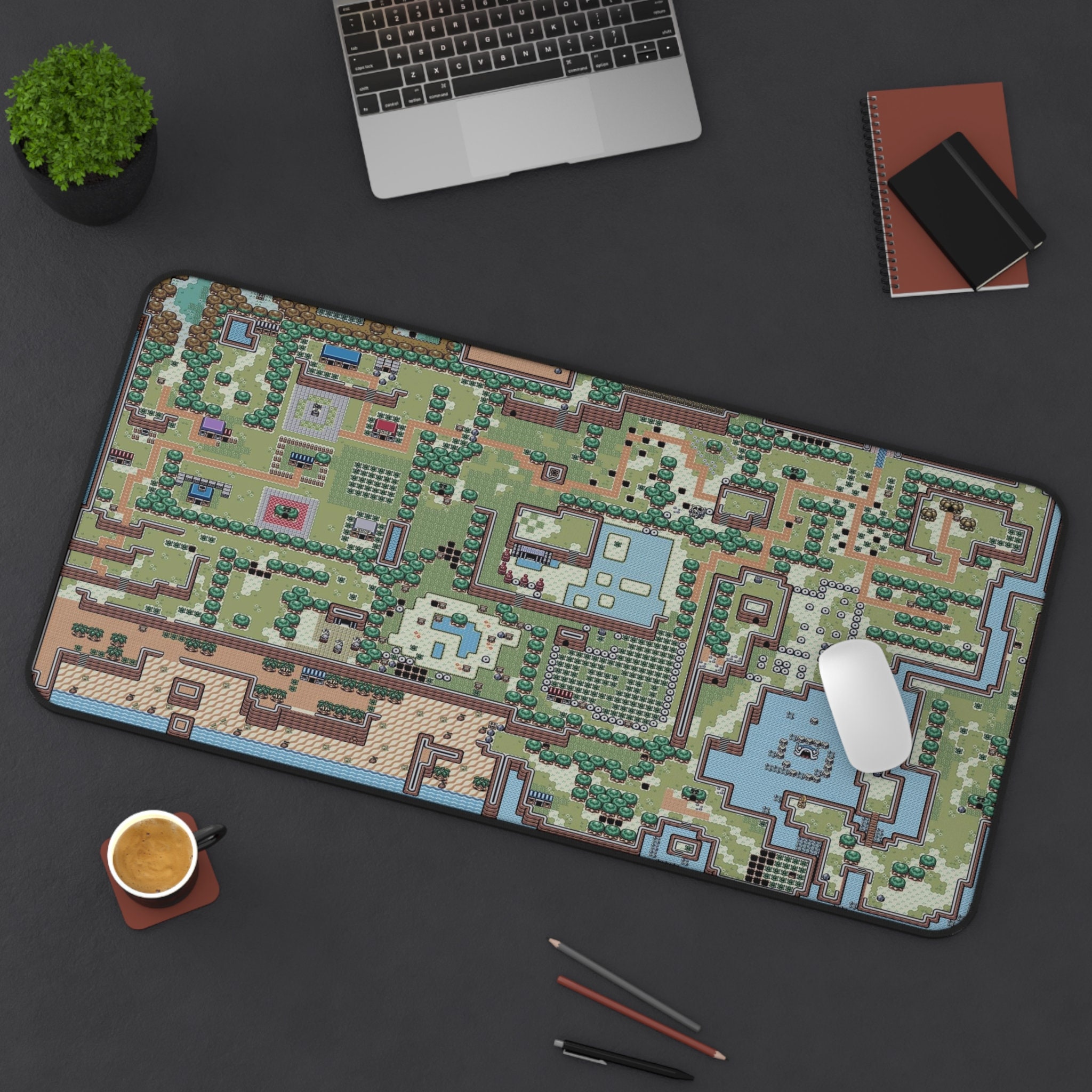 Legend of Zelda Mouse Pad Legend of Zelda Map Desk Mat Gaming Mouse Pad ...