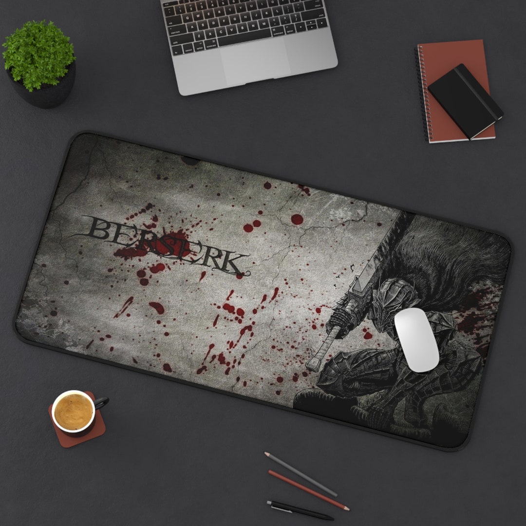 Berserk Logo Mousepad Berserk Guts Desk Mat Berserk Guts Armor Mousepad ...