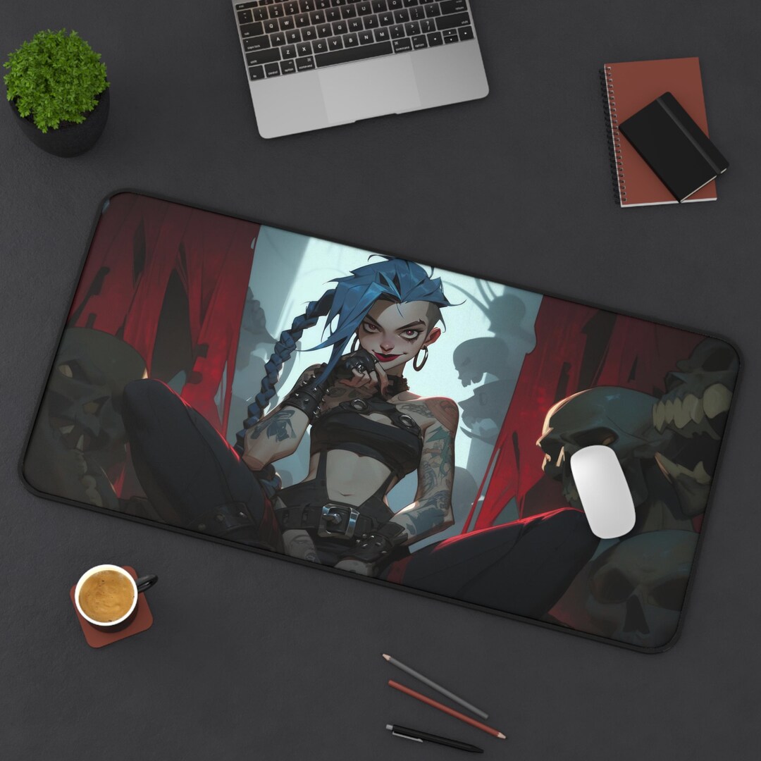 Jinx Mousepad | League of Legends Jinx Desk Mat | Gift for Gamer ...