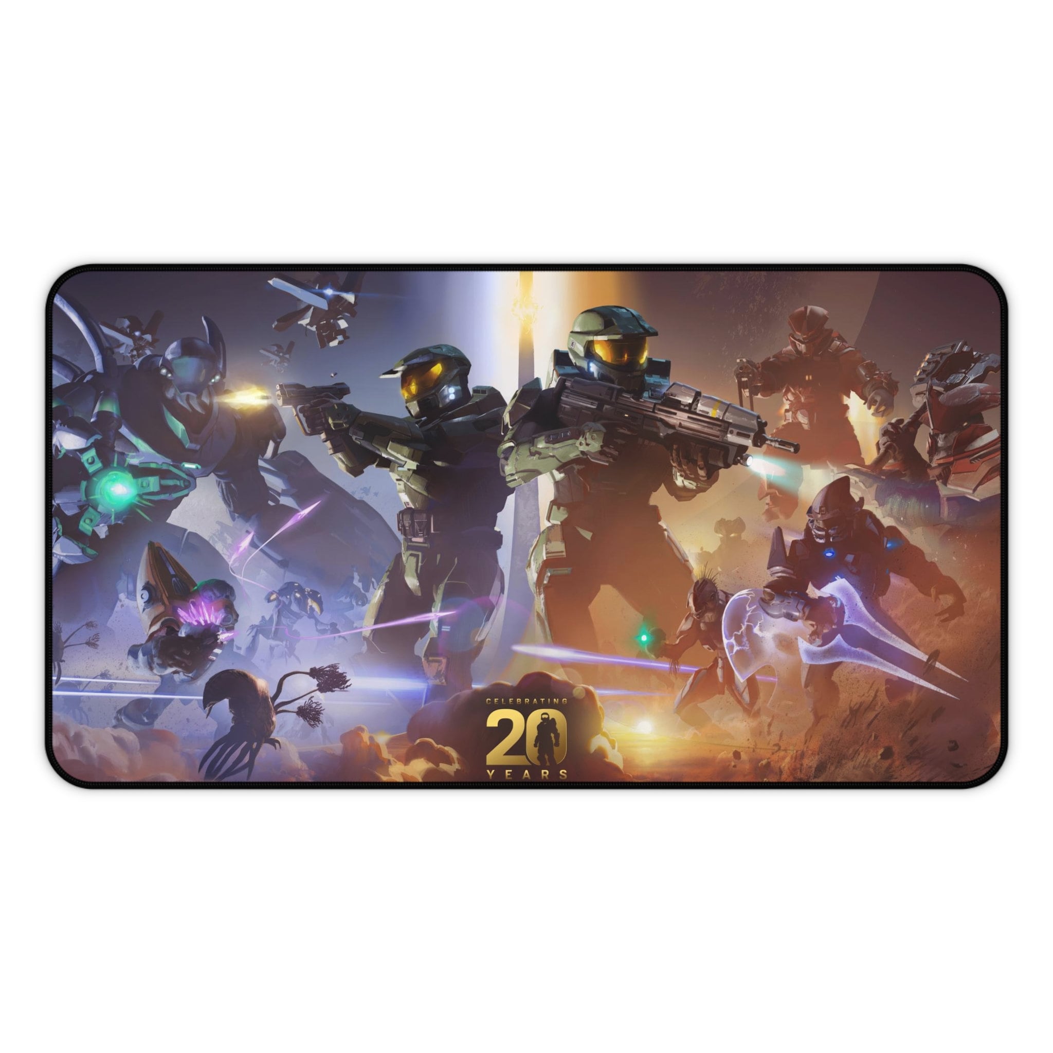 The Master Chief Halo Desk Mat Halo Mouse Pad Gift for Gamers Anime ...