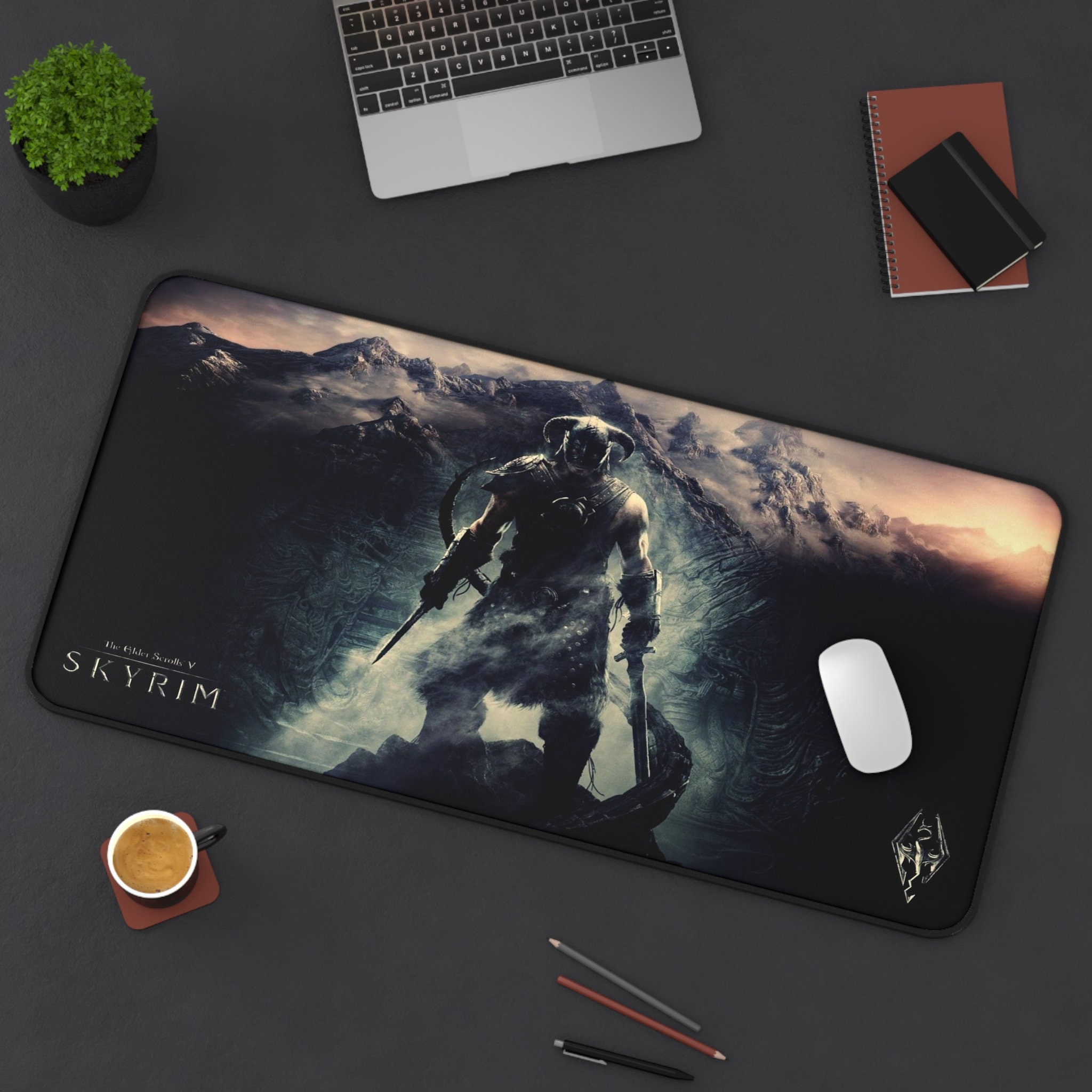 The Elder Scrolls V Skyrim Mouse Pad the Elder Scrolls Map Desk Mat ...