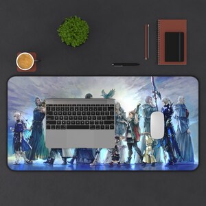 Final Fantasy XIV Endwalker Mousepad | FFXIV Endwalker Desk Mat | Anime ...