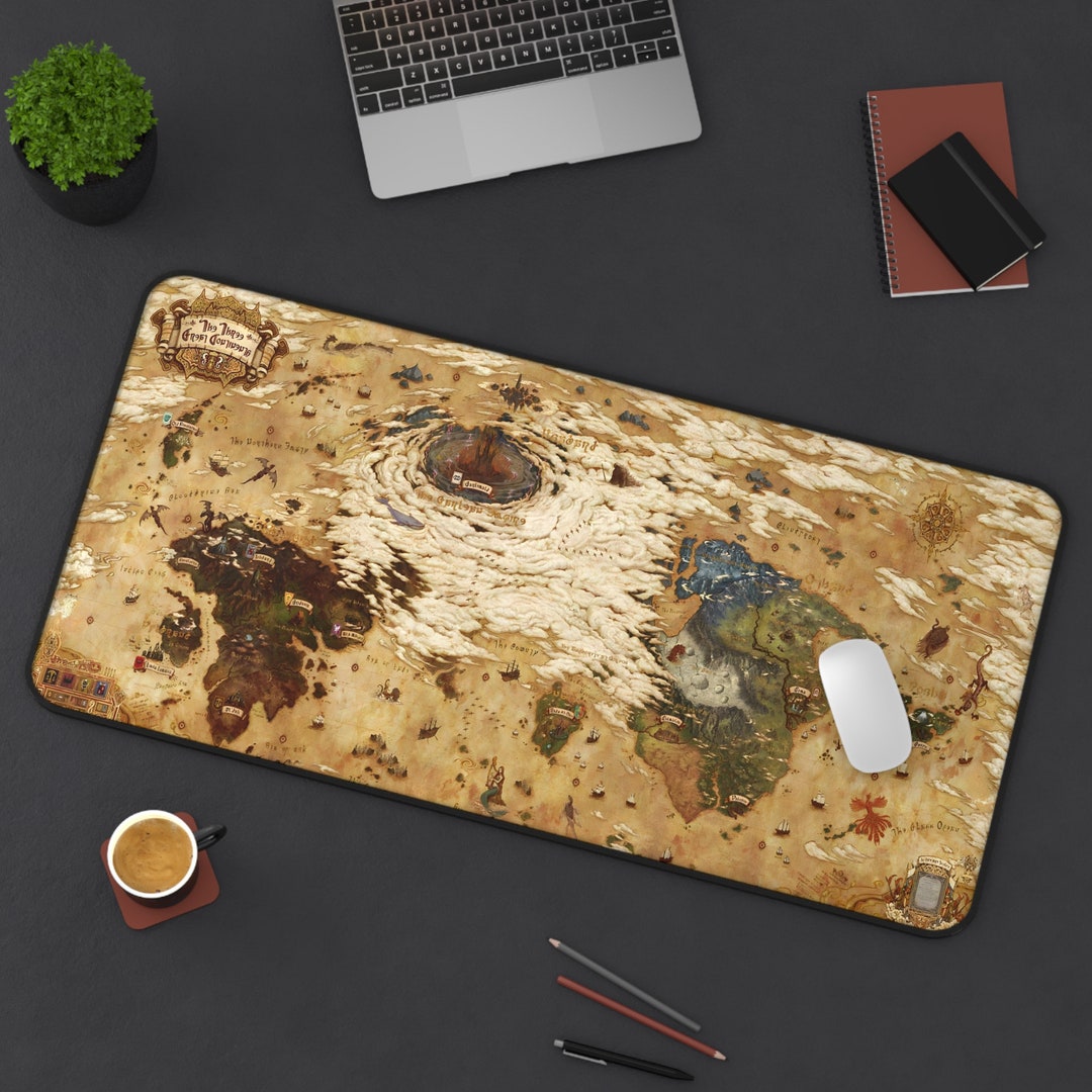 Final Fantasy XIV: A Realm Reborn Eorzea Map Mouse Pad | Three ...