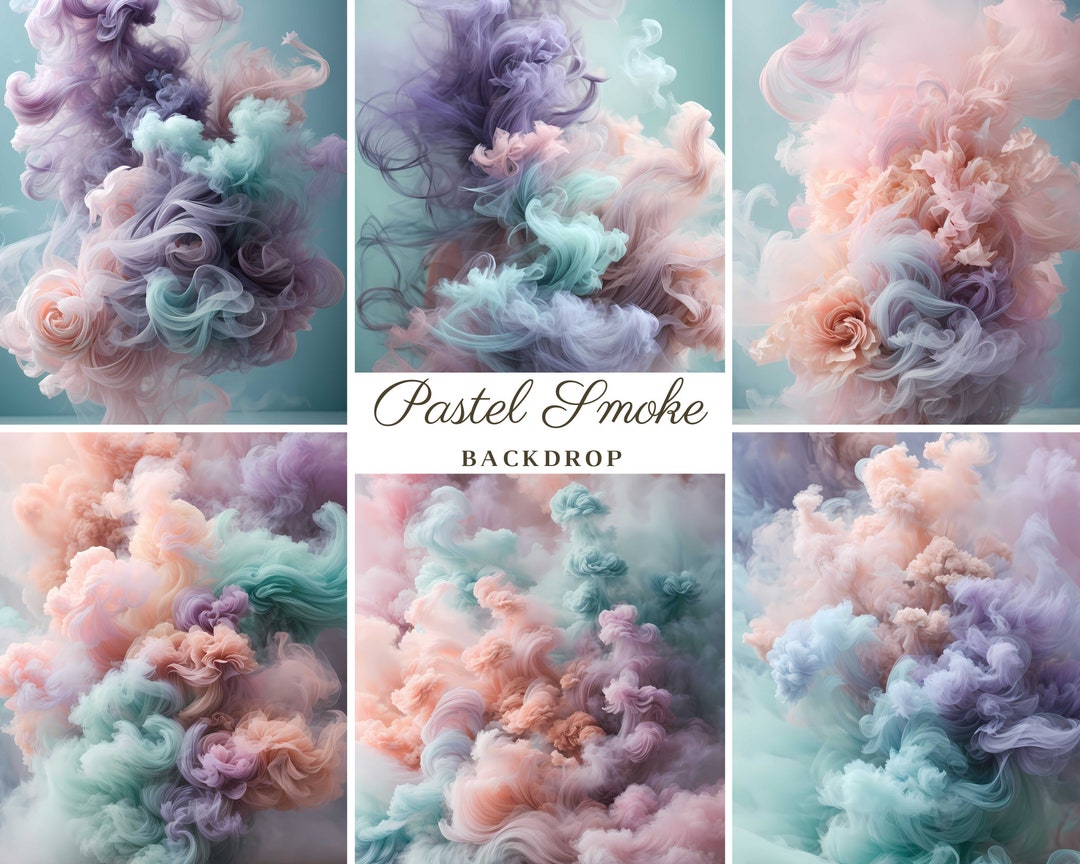 Pastel Smoke Backdrop - Etsy