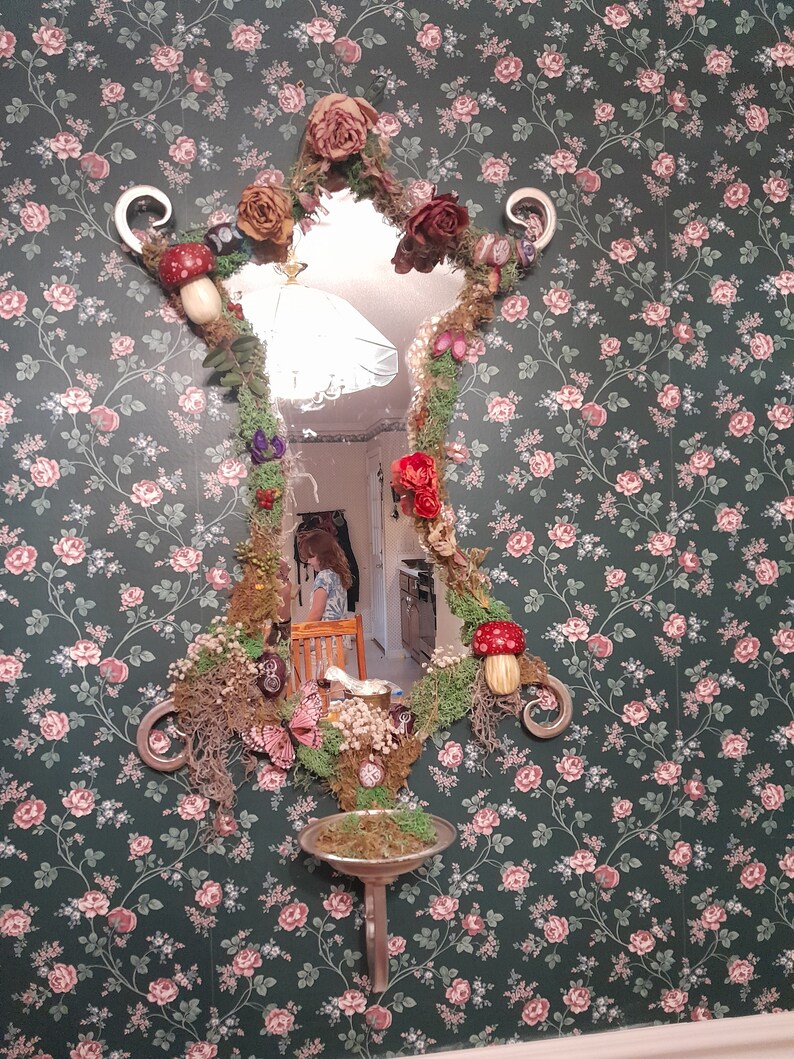 Butterfly Moss Cottagecore Mirror - Etsy