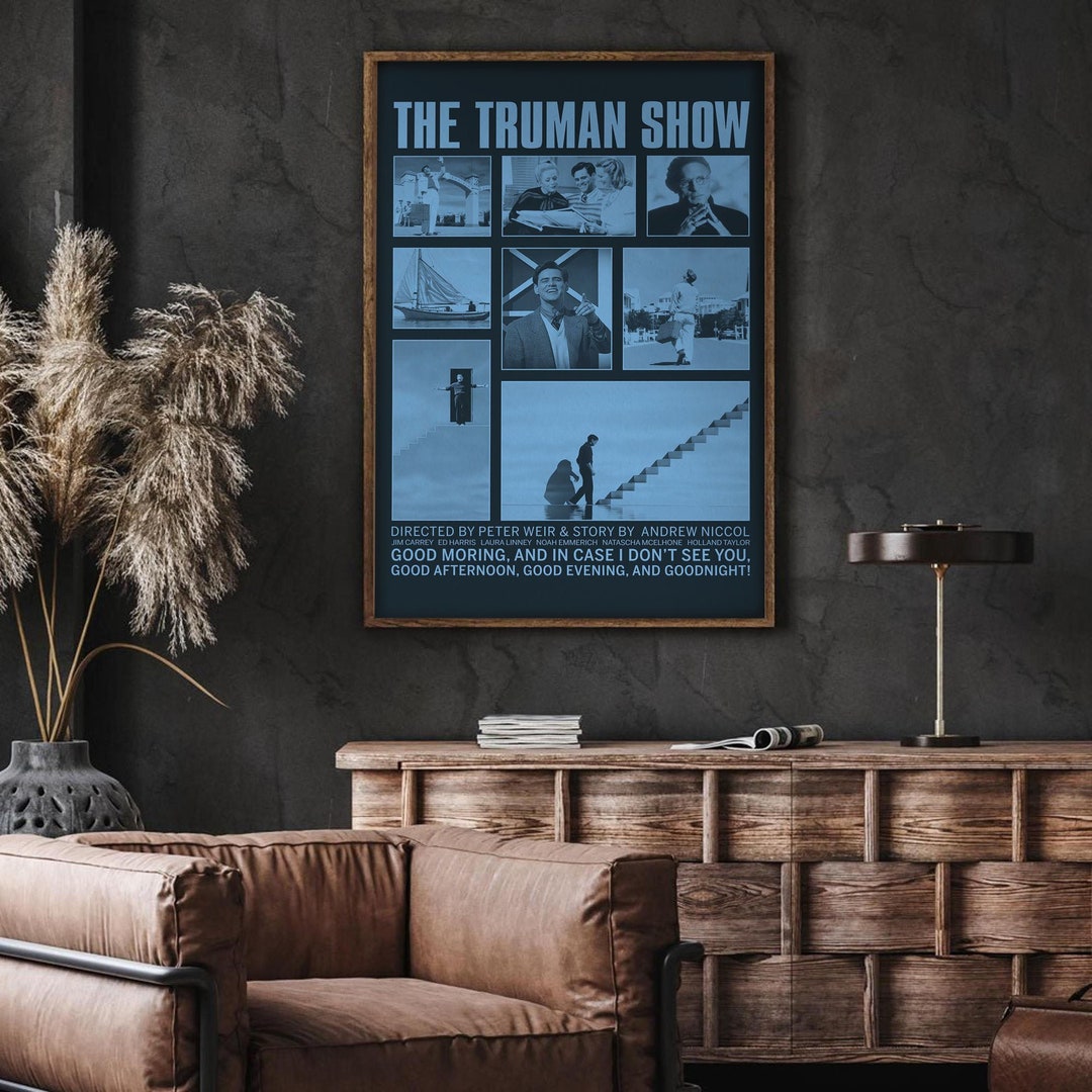 The Truman Show Movie Poster Digital Prints, Vintage Movie Wall Art ...