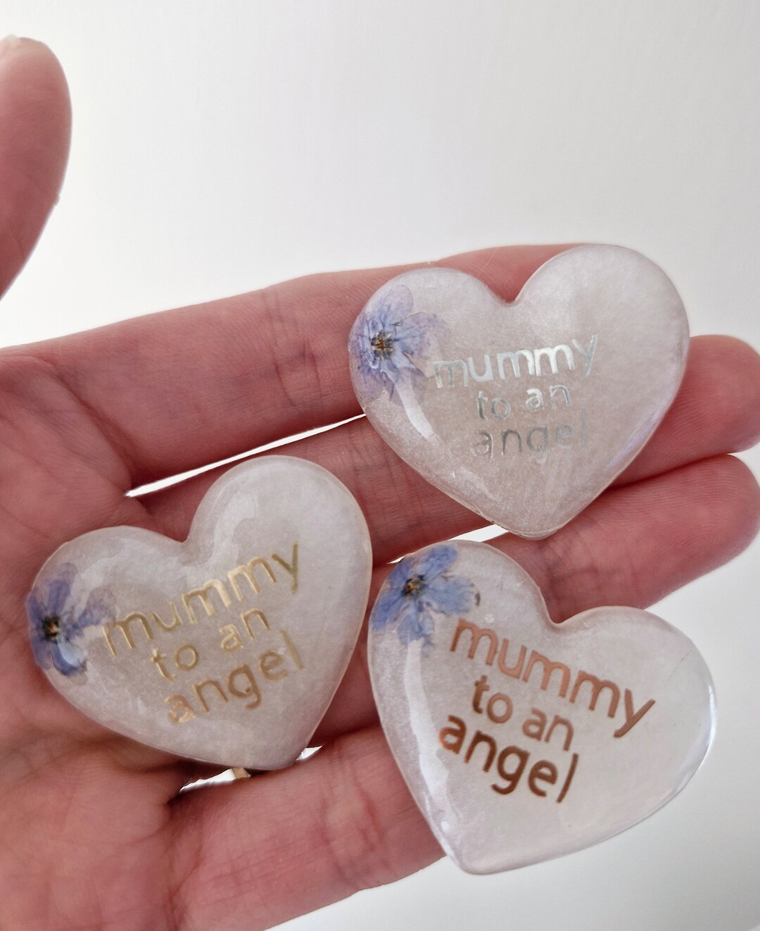 Mummy to an Angel, Pocket Heart, Thinking of You Gift, Bereavement Gift ...