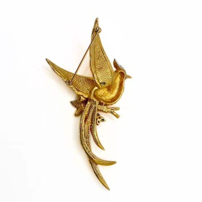 1940's Marcel Boucher Bird of Paradise Brooch Set Vintage- Signed ...